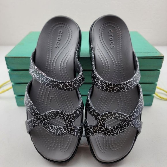 CROCS | Shoes | Crocs Disney Meleen Twist Mickey Mouse Sandals | Poshmark